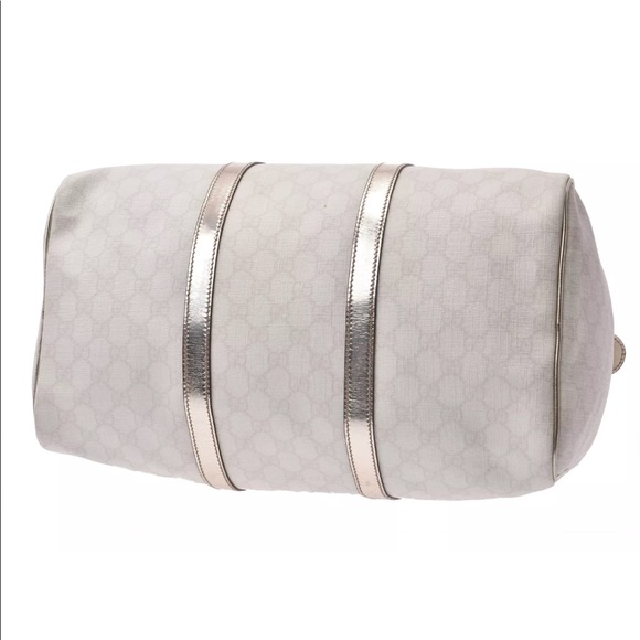 Gucci | Bags | Authentic Gucci Pvc Bag Silver | Poshmark